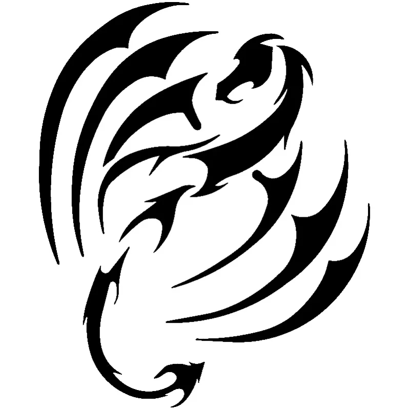 13-5cm-16-1cm-Tribal-Dragon-Vinyl-Car-Styling-Motorcycle-Stickers ...