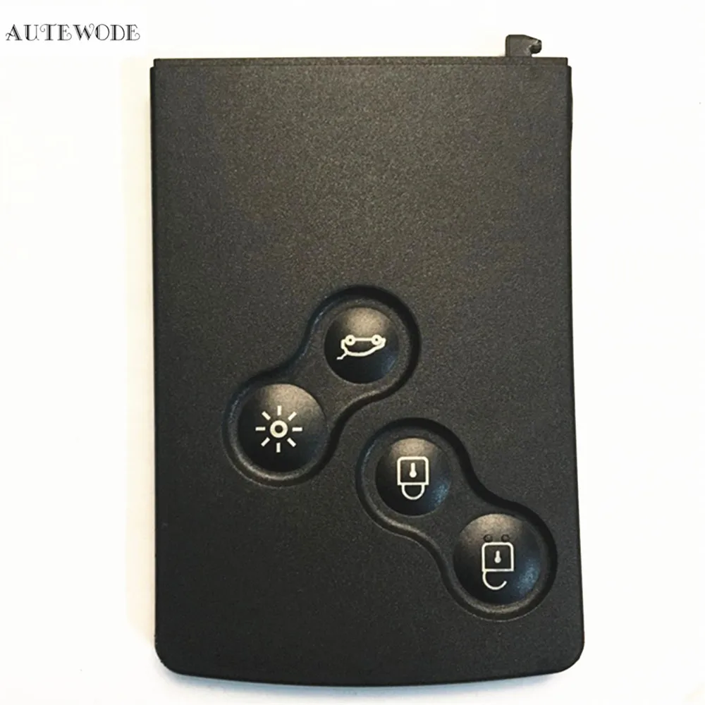 AUTEWODE Replacement Remote Smart Card Key Shell Case Fob fit for ...