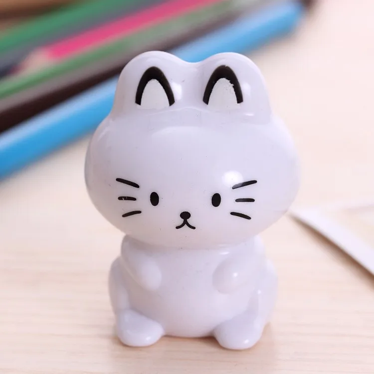Kawaii Cat Plastic Pencil Sharpener For Kids - KawaiiMerch.com