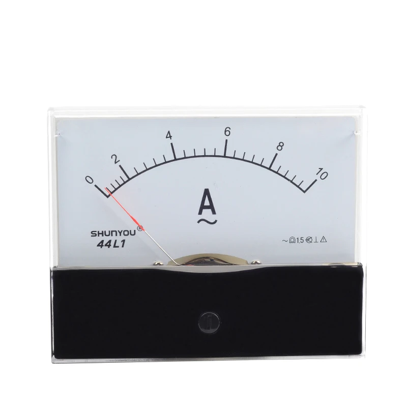 AC 0 10A Analog Amp Panel Meter Current Ammeter AC 10A Vertical ...