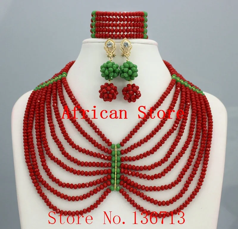 Marvelous-African-Beads-Jewelry-Set-Splendid-Nigerian-Beads-Set-New ...