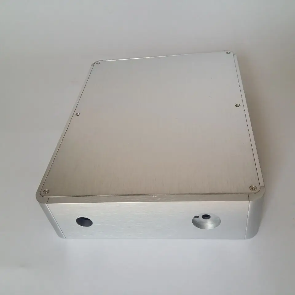 2106 Full Aluminum Rounded Amplifier Chassis Preamp / Amp Chassis / Dac ...