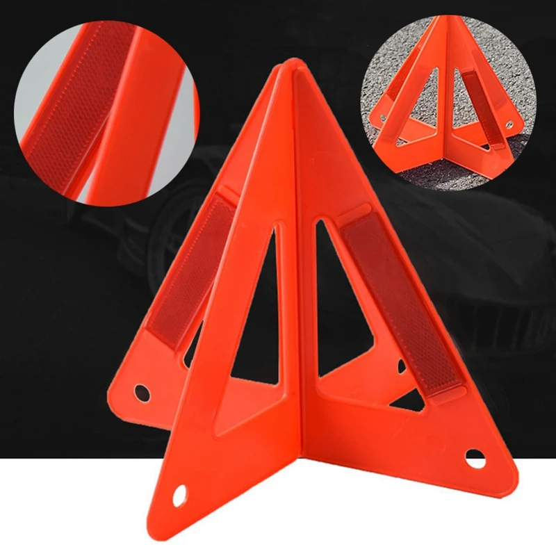 Auto Car Fold Warning Triangle Safety Emergency Reflective Flash Sign ...