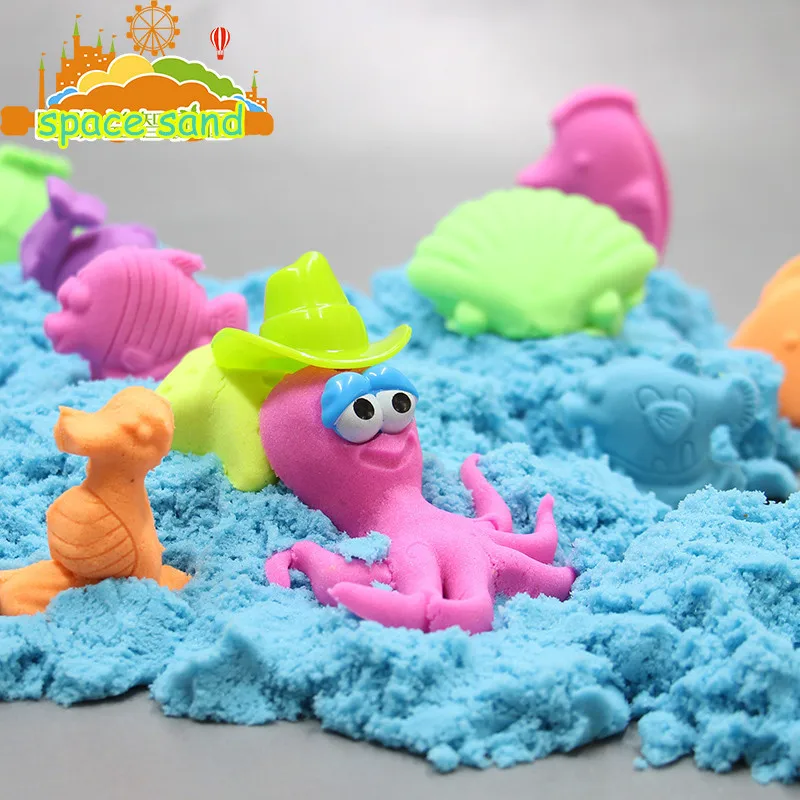 Free-shipping-fashionable-Child-toy-space-sand-magic-multicolour-clay ...