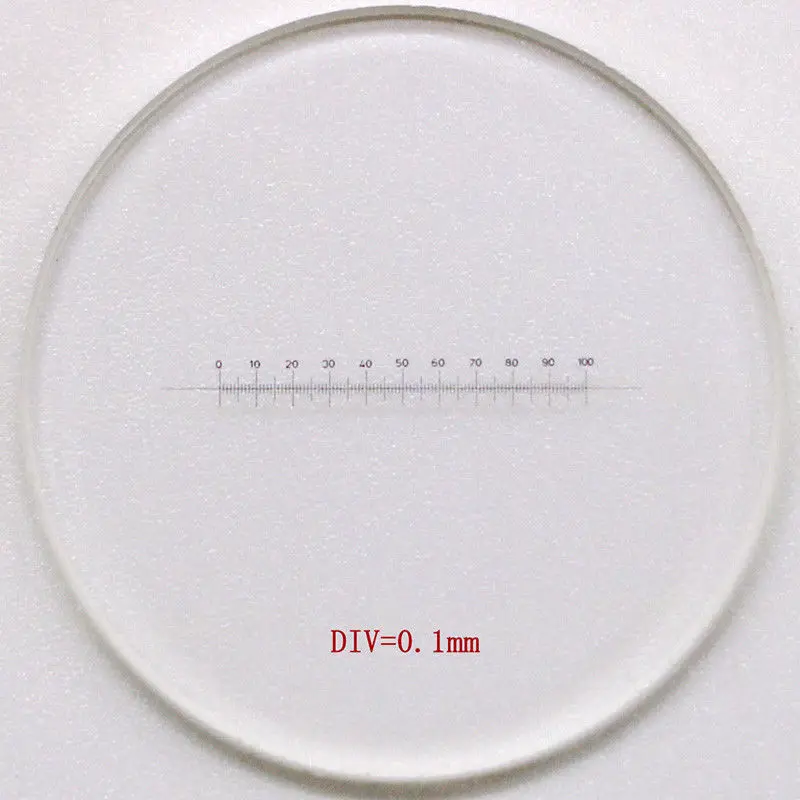 21mm Diameter Microscope Optical Micrometer Eyepiece Reticle Ocular ...