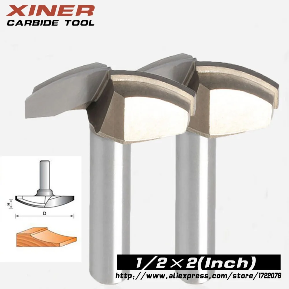 1/2*2,Freeshipping,CNC Solid Carbide Milling Cutter,woodworking bitthin ...