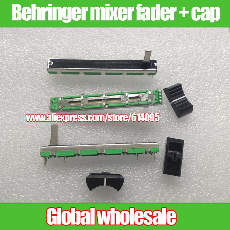 10pcs 2-channel double B10K Original Behringer mixer fader 7.5 CM 7.5CM ...