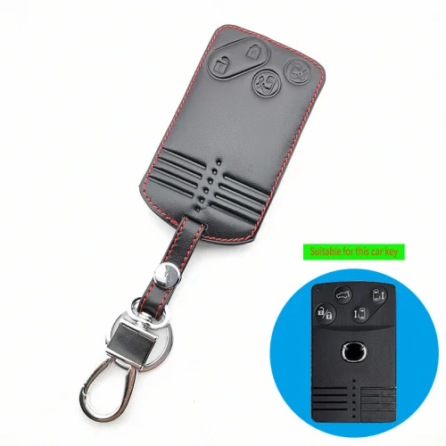 Card Key Leather Case Cover For Mazda 2 3 5 Premacy Miata 6 8 RX8 MX5 ...