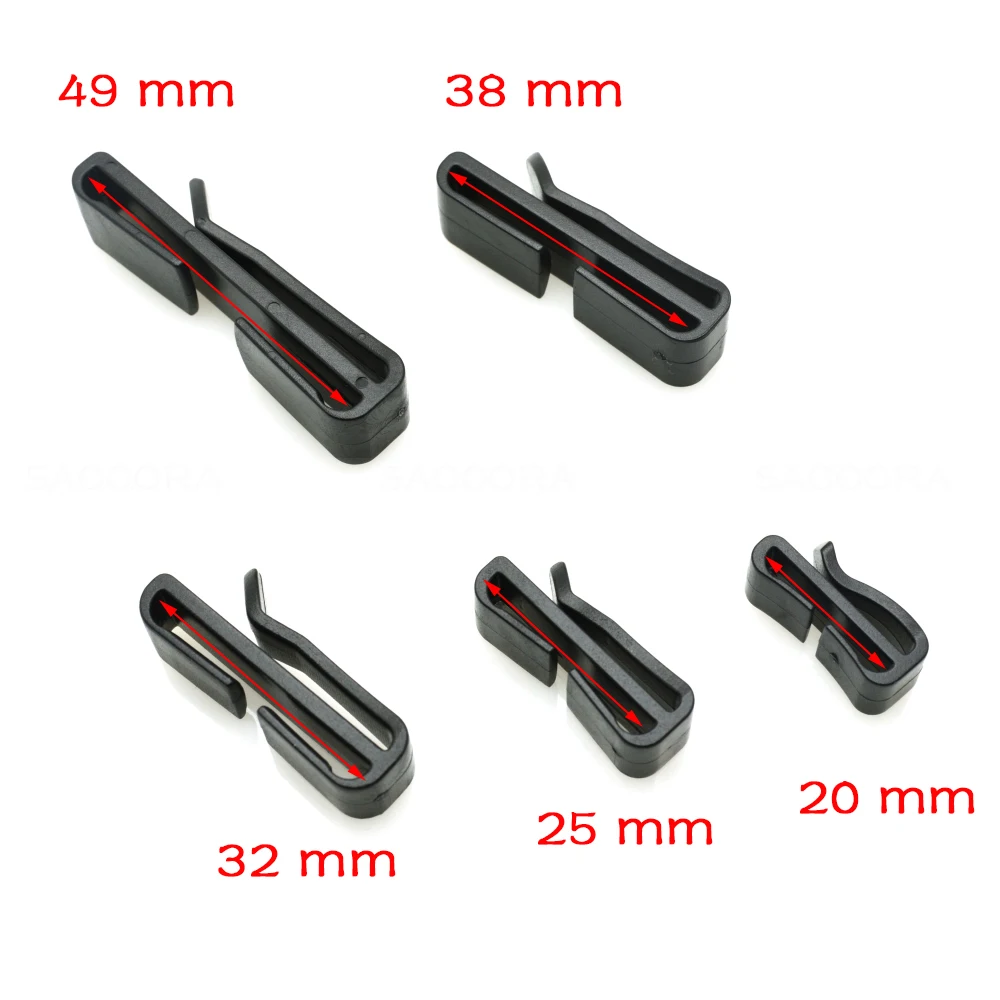 5pcs Quick Slip Keeper Buckle Clip Slider For Molle Tactical Backpack ...
