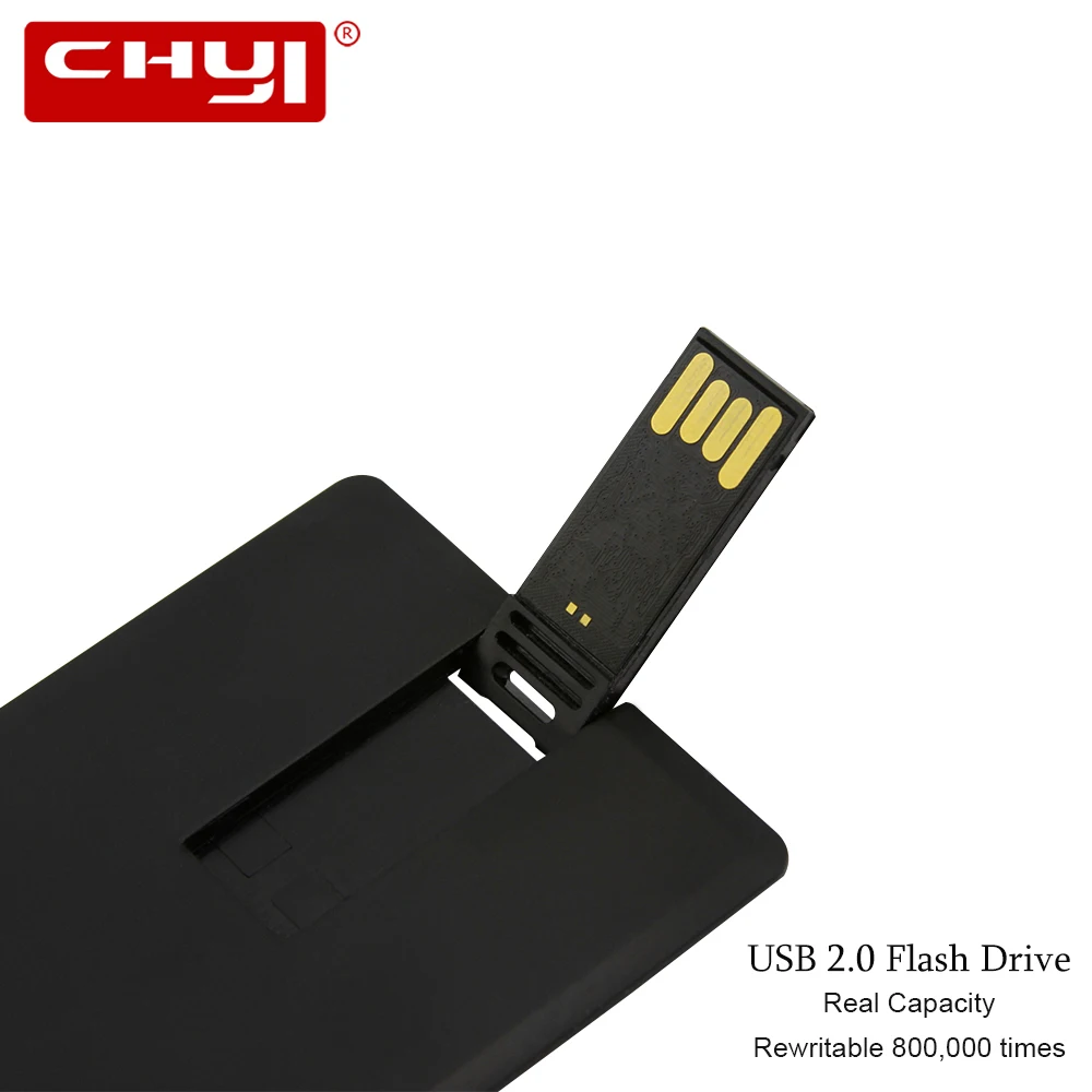 CHYI Real 용량 Black Card USB Memory stick 4 기가바이트 8 기가바이트 방수 씬 cards USB ...