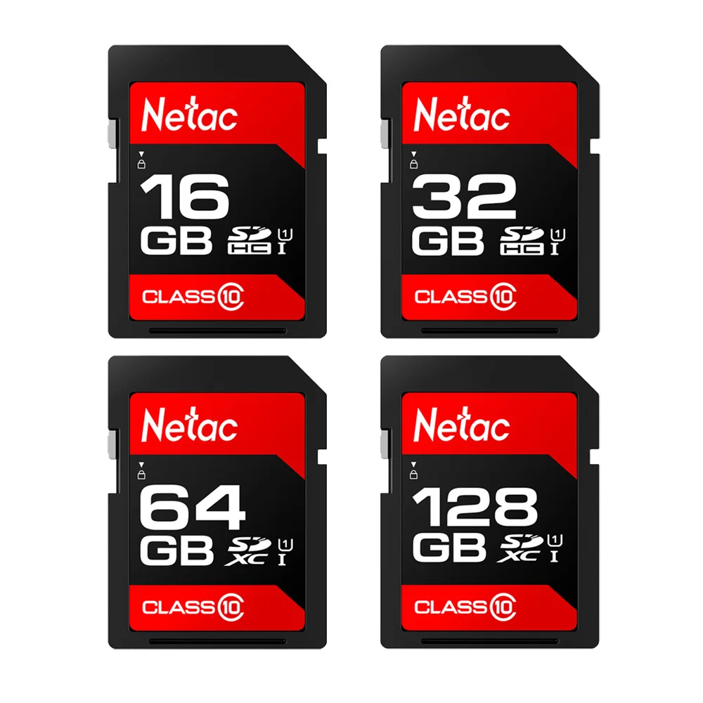Original Netac 16gb 32gb Sdhc Memory Card Class 10 U1 64gb 128g Sd Sdxc ...