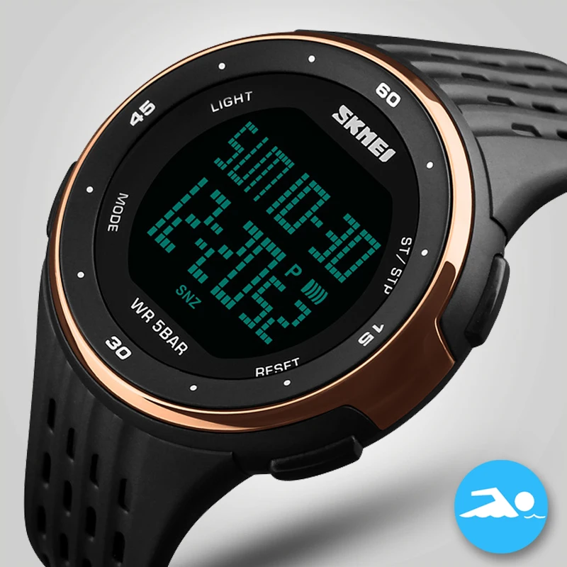 Aliexpress.com : Buy Skmei Digital Watch Men Women LED Chronograph Geek ...