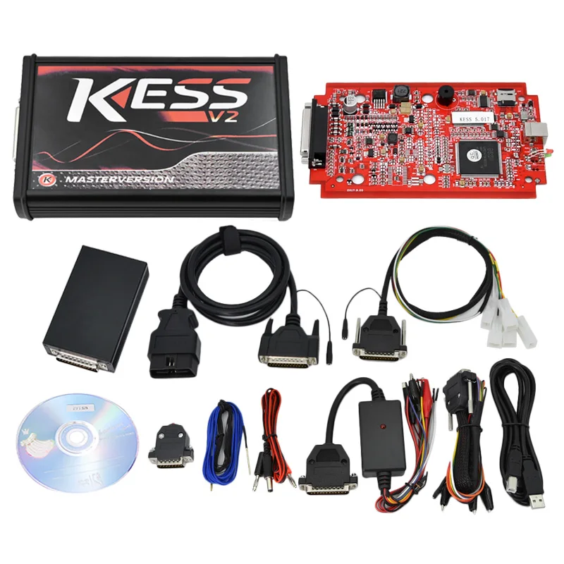 kess V5.017 V2.47 Kess V2 ECU Programming Chip Turning KTAG V7.020 RED ...