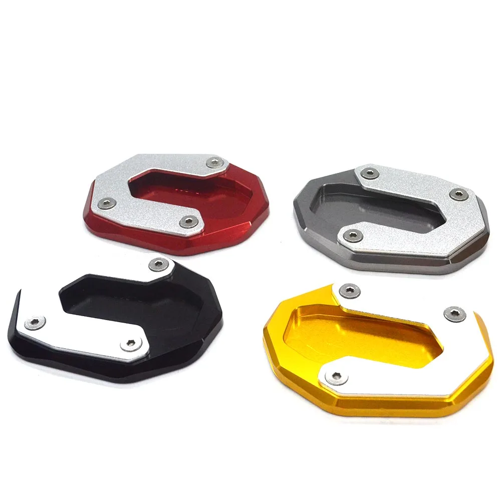 DTRAD Motorcycle Kickstand Side Stand Enlarger Support Pad Puck Plate ...