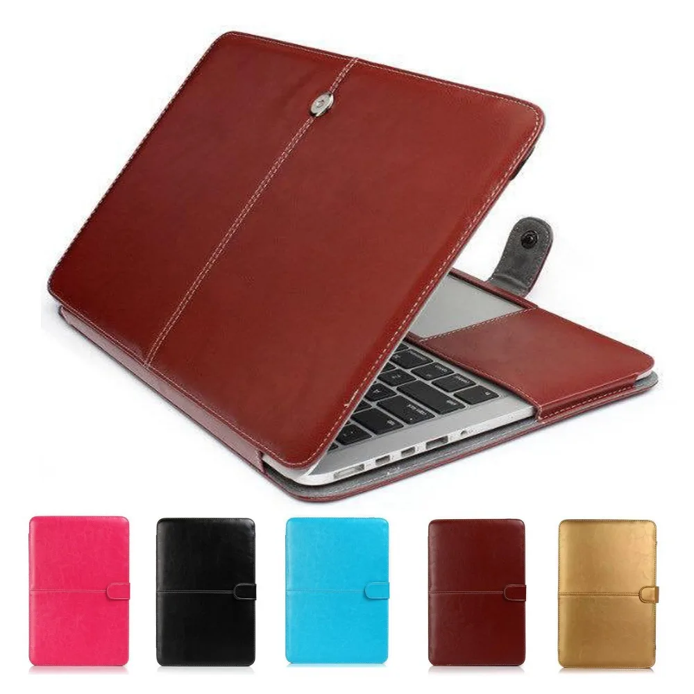 Para Macbook Retina 12 " 13 " 15 " Premium bolsa capa de couro para ...