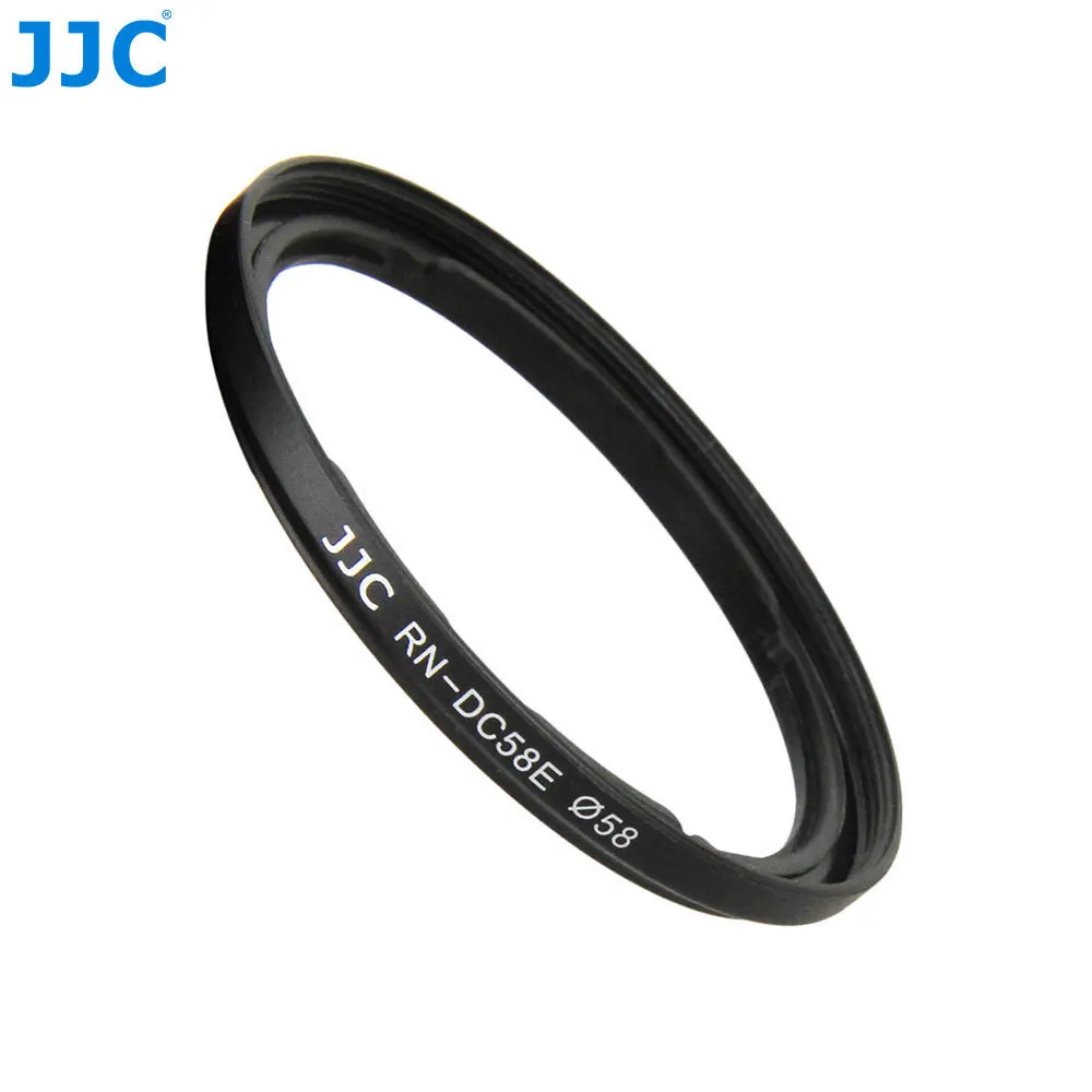 JJC 58mm Filter Adapter Lens Cap Thread Ring Tube for Canon G1X Mark II ...