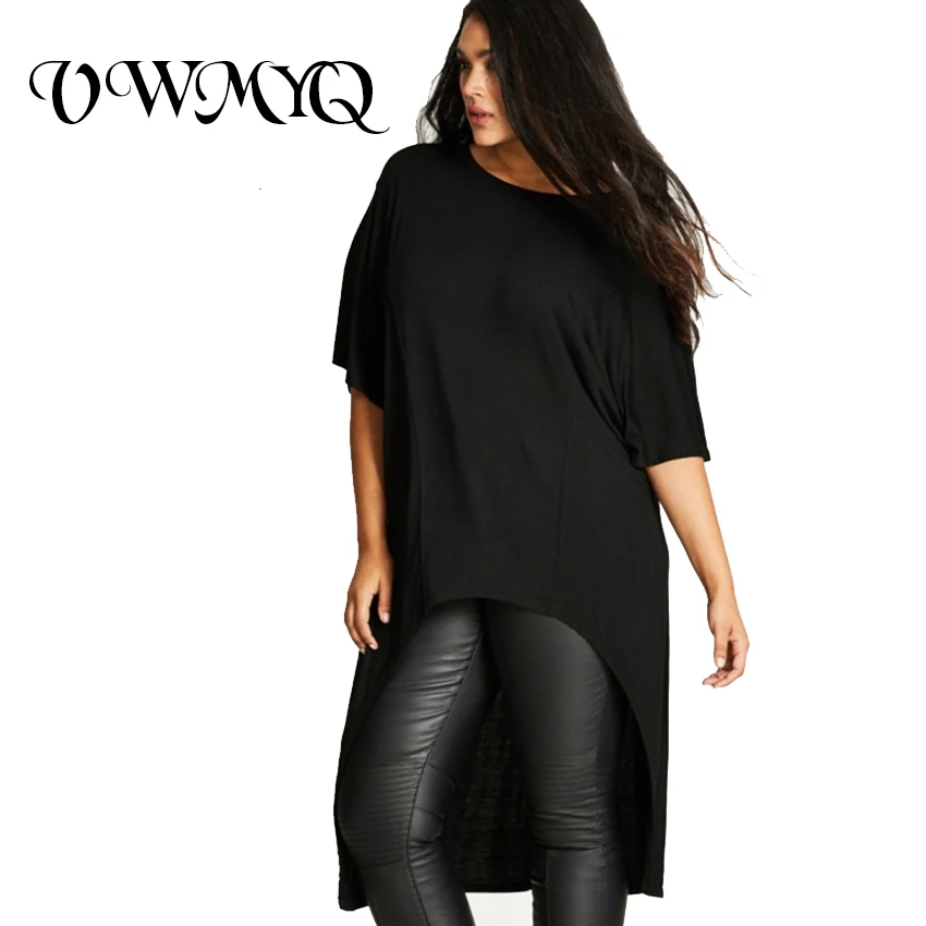 Plus Size 6XL Long T Shirt Women New 2017 Summer Casual Tops ...