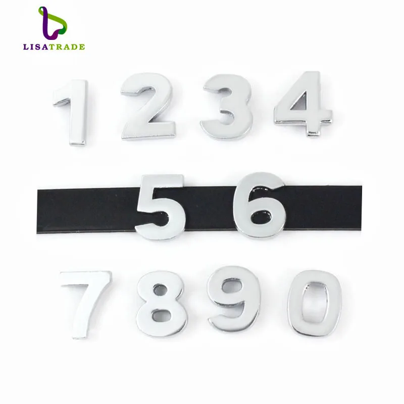New! 8MM Plain Slide numbers "0 9" (20 pcs/lot Can choose each number ...