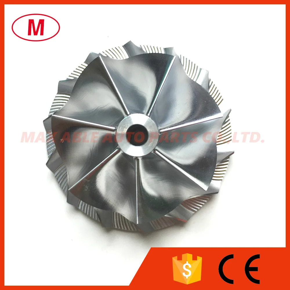 TD04HL 42.00/56.00mm 7+7 blades Forward High Performance Turbo Billet ...