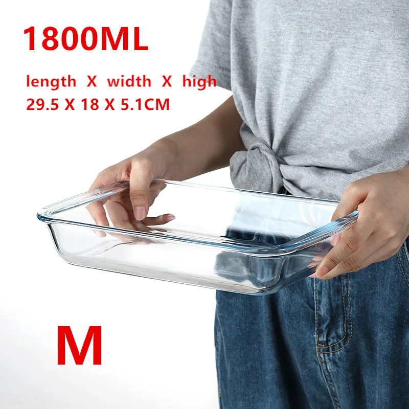 Glass Baking Dish Pan Oven | Glass Baking Tray Oven | Glass Rice ...