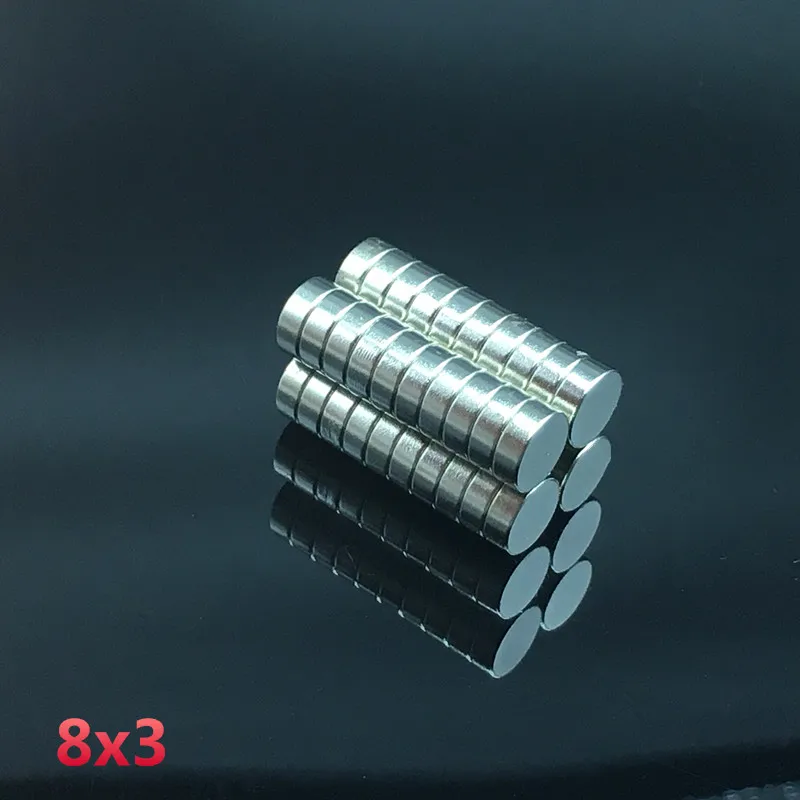 Aliexpress.com : Buy 100PC 8x3mm neodymium magnet 8mm*3mm strong rare ...
