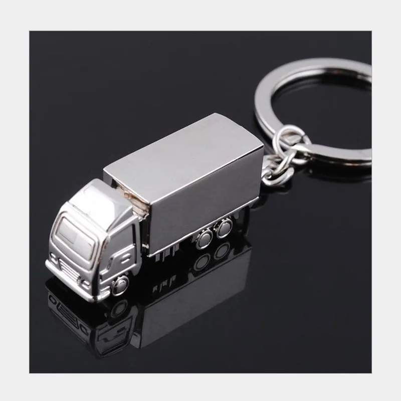 Wholesale 100pcs Mini Metal Trucks Keychain Creative High Quality Lorry ...
