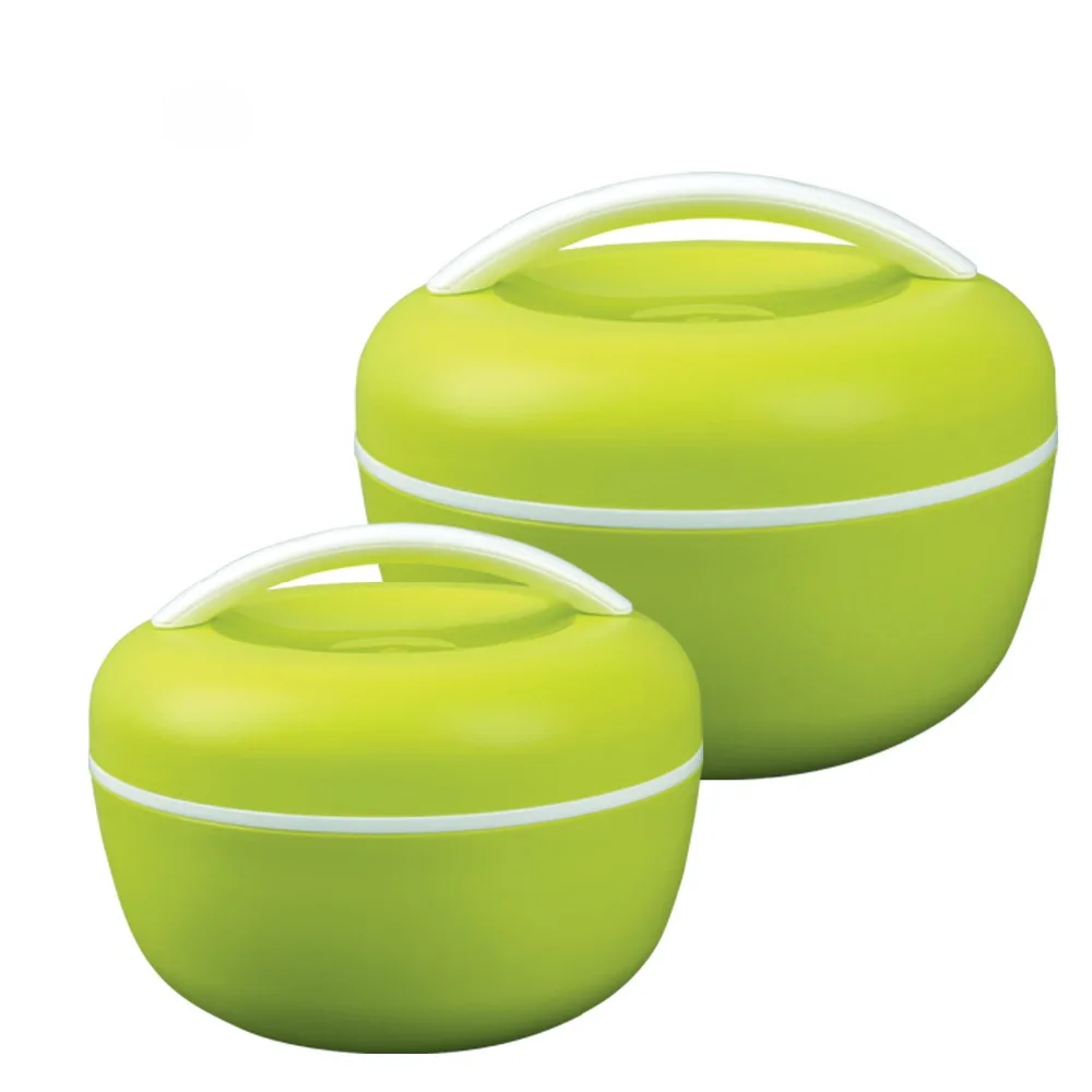 Double Layer Children Bento Insulated Lunch Box Case Plastic Food ...