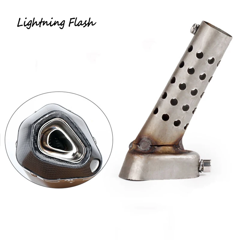 Universal Small Hexagon Exhaust Muffler Pipe Stainless Steel Removable ...