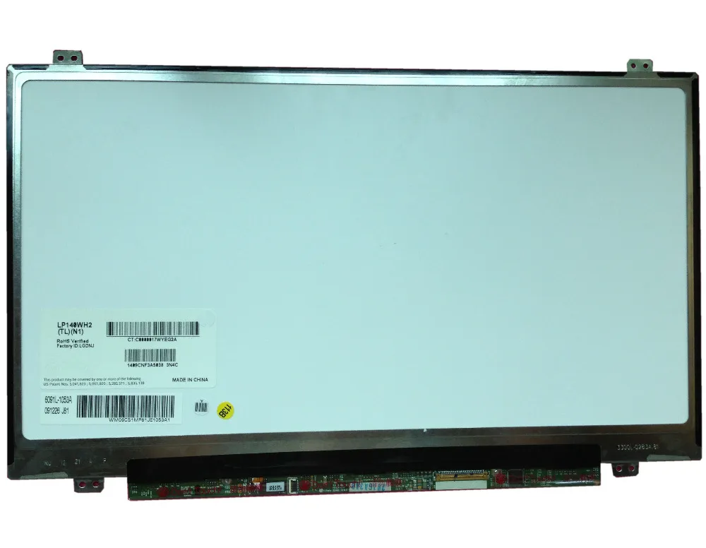 Lp140wh2 Tln1 Lp140wh2(tl)(n1) 14.0" Slim Laptop Lcd Led Screen Panel ...