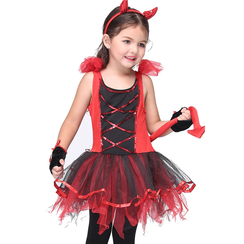 kids girls sleeveless halloween costumes Fancy dress party costumes new ...
