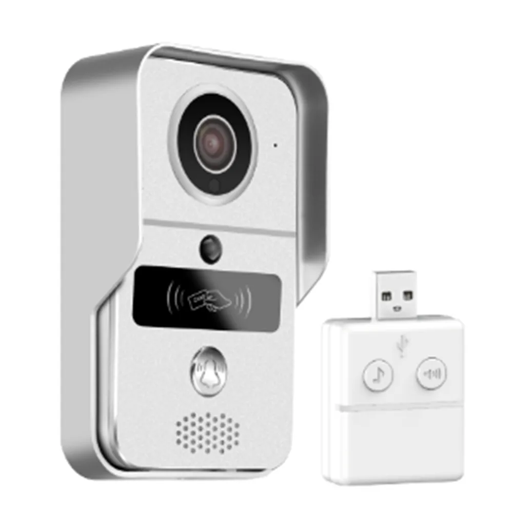 1080P Wireless WIFI Doorbell ในร่ม Chime Yoosee ประตู Intercom Access ...