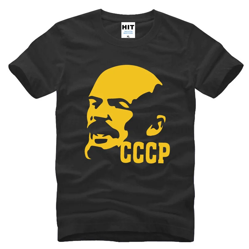 Mens Lenin CCCP T Shirt Tshirt Men 2018 New Short Sleeve O Neck Cotton ...
