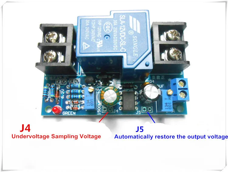 12V Battery Discharge Protection Module Board Anti-Over Automatically ...