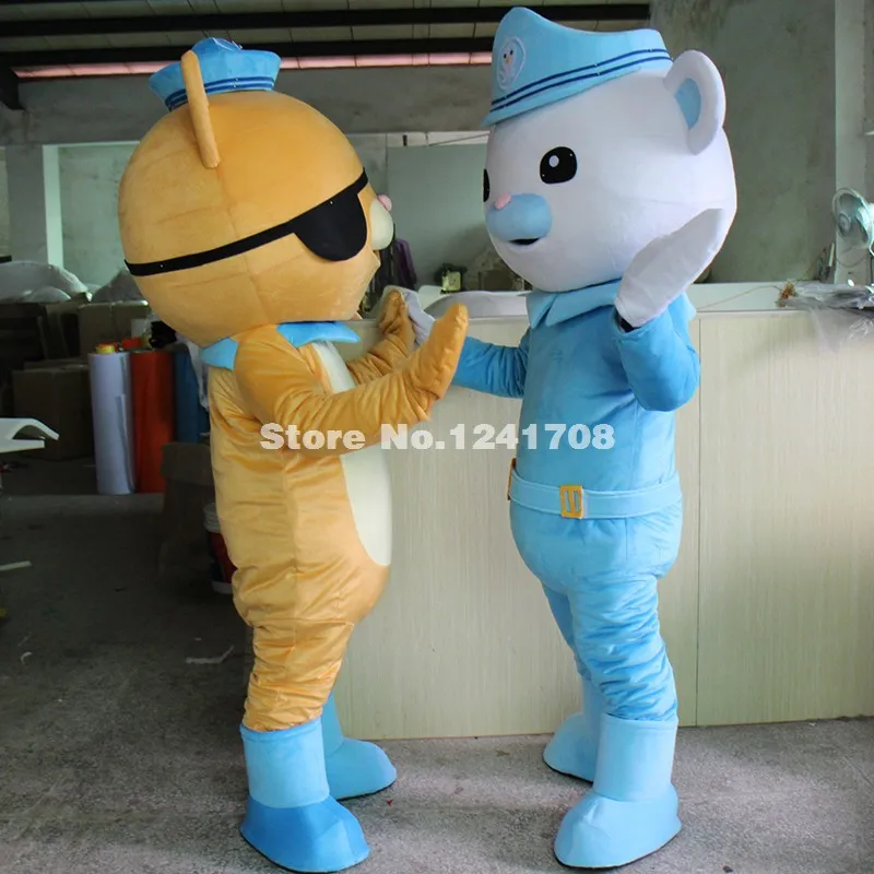 Free Shipping lively Octonauts Movie Captain Barnacles & kwazii Polar ...