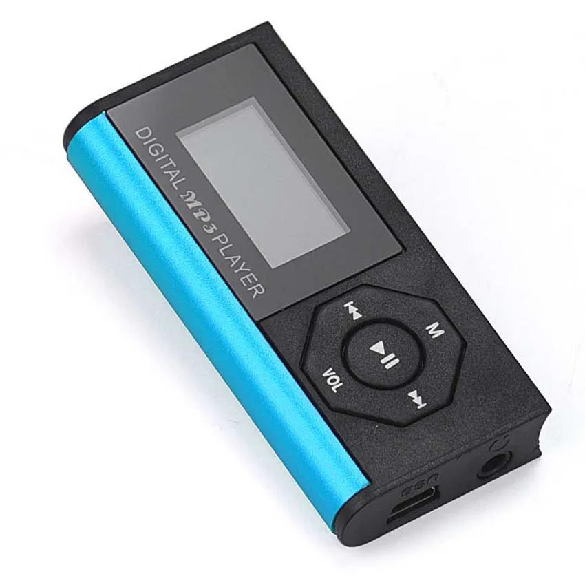 Mini Clip MP3 Media Player LCD Screen MP3 Music Player Portable Support ...