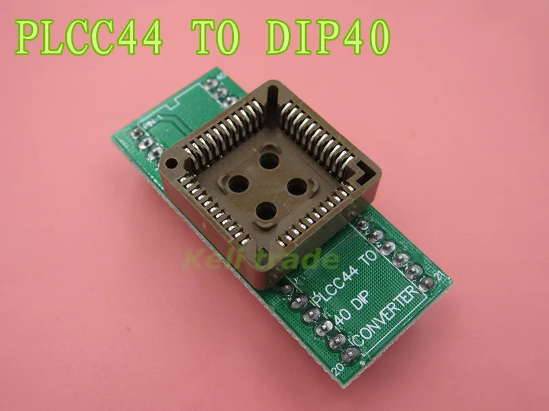 1pcs PLCC44 DIP40 PLCC44 to DIP40 EZ Programmer Adapter Socket IC Test ...