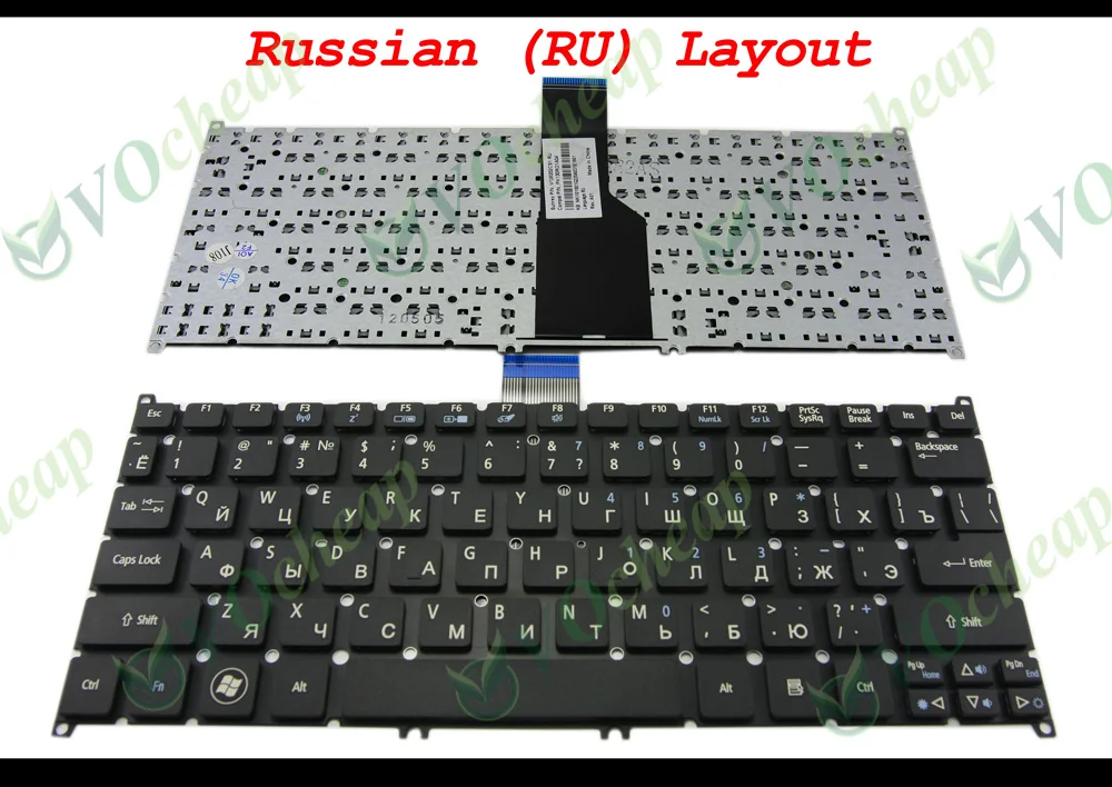 New RU Laptop keyboard for Acer Aspire Ultrabook S3 391 S3 951 S5 S5 ...