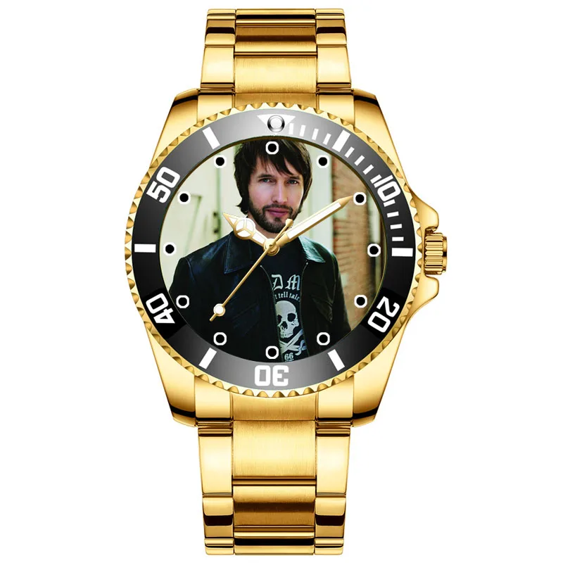 Men-Creative-Photo-Custom-Watch-stainless-steel-Men-s-Golden-Image ...
