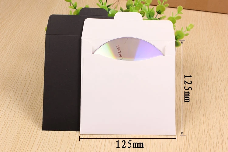 12-5-12-5cm-High-Quality-Disc-CD-Sleeve-250gsm-Thick-Kraft-CD-DVD-Paper ...