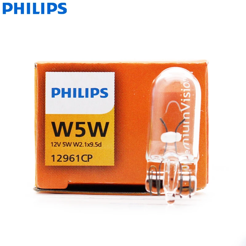 Philips Vision W5w T10 12961cp 5w Standard Car Interior Light Original ...