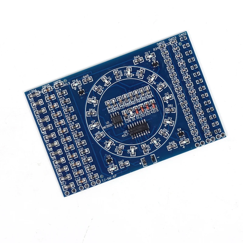 Electronic DIY Kit SMD Rotating Flashing LED Components Soldering ...
