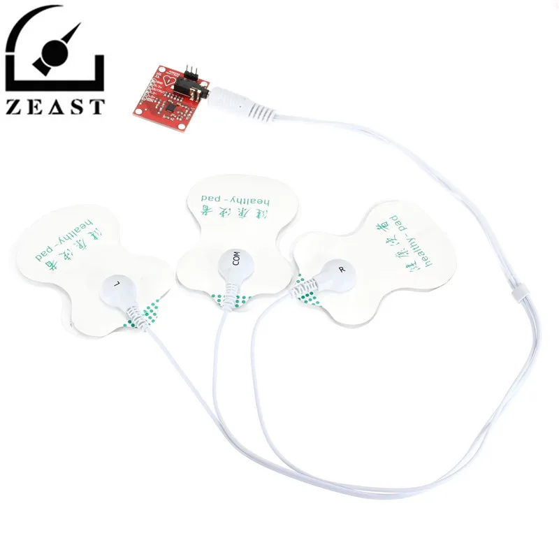 DC 3.3V AD8232 ECG Measurement Module Pulse Heart Monitoring Sensor ...