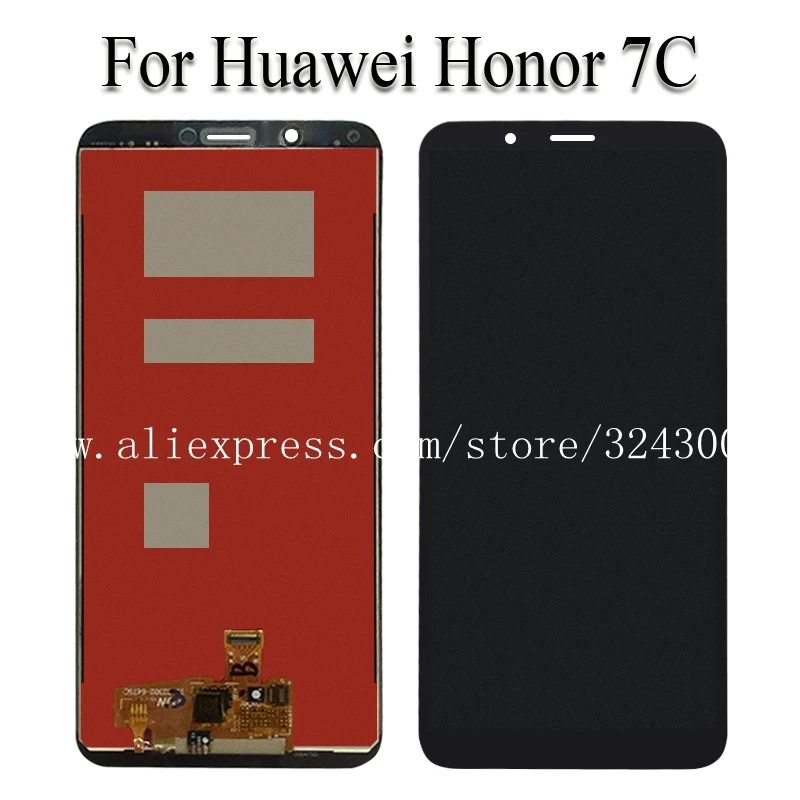 LCD For Huawei Honor 7C LCD Display Touch Screen Digitizer Glass Assembly Replacement for Huawei ...