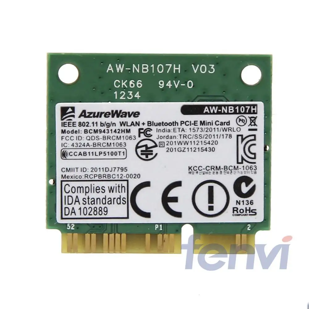 150 150mbps BCM943142HM wifi bluetooth アダプタ broadcom BCM943142 802.11b ...