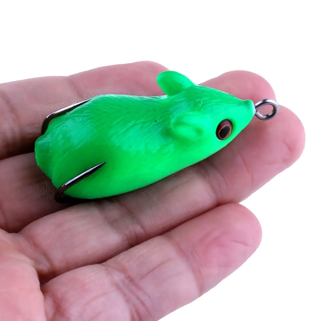 Hot-1pcs-Frog-Fishing-Lure-5cm-8-5g-Soft-Rubber-Mouse-Lure-Topwater ...
