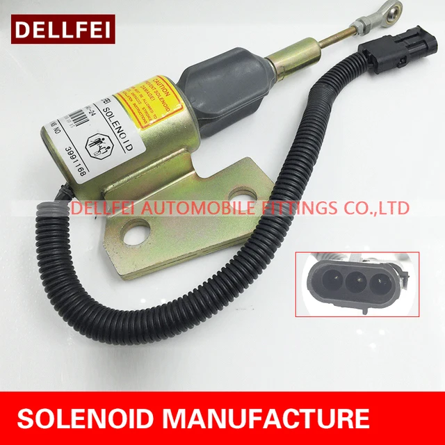 Desel engin parts Shut off solenoid 3935429,3935431 for Cummins 6BT 5 ...