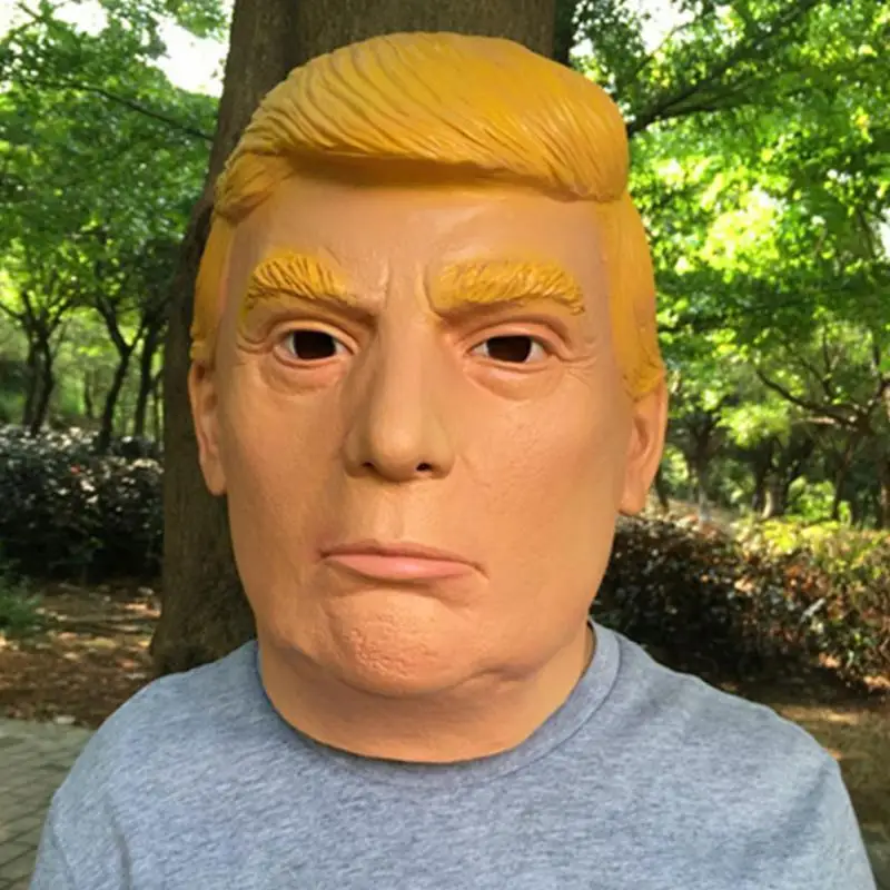 High Quality Donald Trump Mask Realistic Donald Trump Cosplay Latex ...