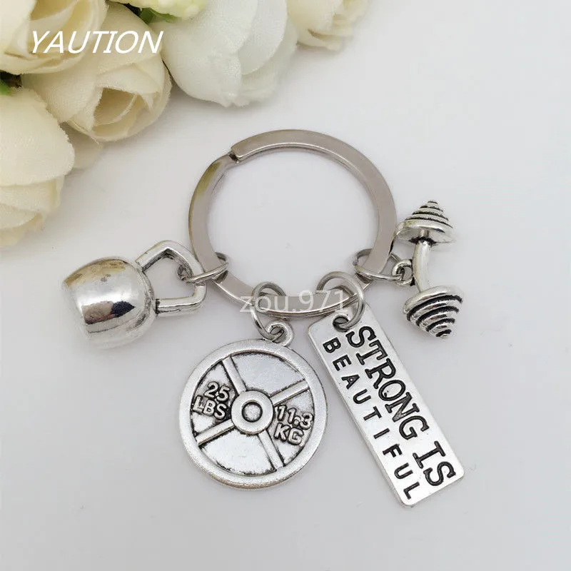 25lbs-WEIGHT-barbell-Kettlebell-Keychain-Fitness-Crossfit-Bodybuilding ...