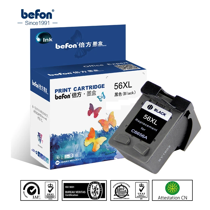 befon-Remanufacture-56XL-Cartridge-Replacement-for-HP-56-HP56-Black-Ink ...