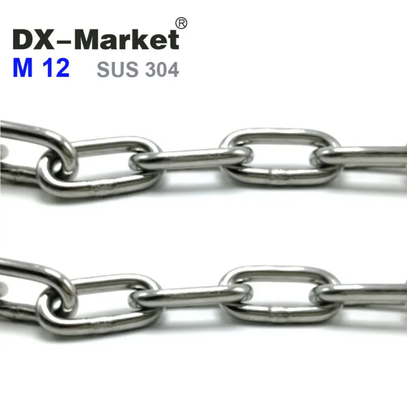 12mm 체인 1 미터 304 스테인레스 스틸 드래그 체인, 방수 리깅 체인, 고품질 리프팅 체인|lifting chains ...